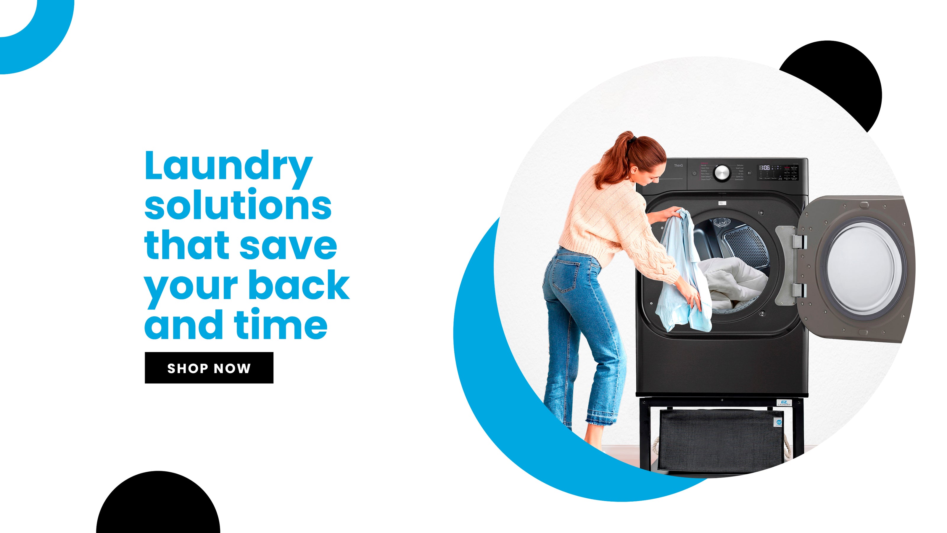 EZ Laundry Elevates Laundry Experience Universal Pedestal Drain Pan